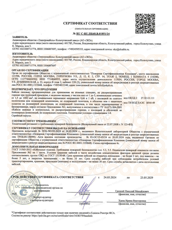 Кабель ППГнг(А)-HF до 3 кВ - купить, цены | ХКА